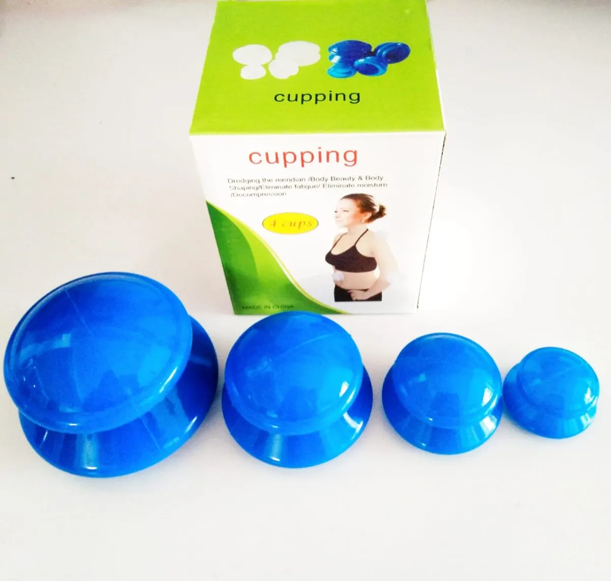 Vacuum silicon cupping Moving Cup set of-4 - AcuWorld Ecommerce ...